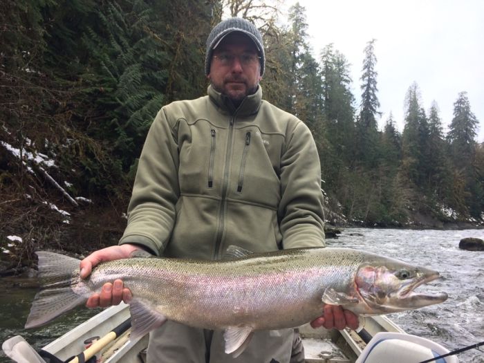Vancouver Island BC Fishing Lodge - Stamp River Winter Steelhead Report ...