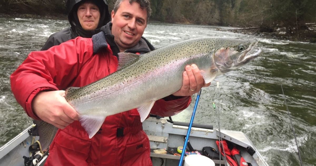 Vancouver Island BC Fishing Lodge - Stamp River Winter Steelhead Report ...