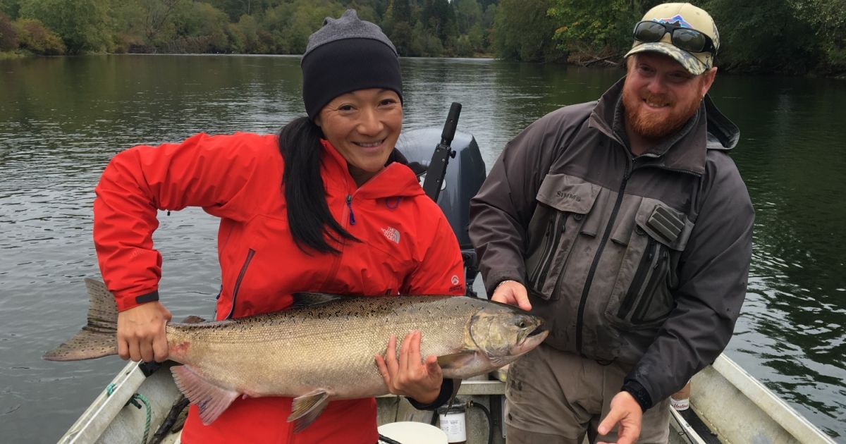 Vancouver Island BC Fishing Lodge - Stamp River Salmon Fishing Report ...