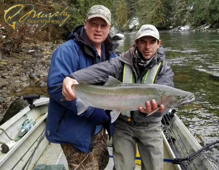 Vancouver Island BC Fishing Lodge - Stamp River Winter Steelhead Report ...